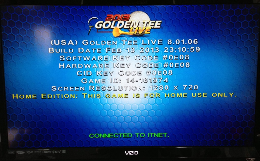 Golden Tee Fan » Home Edition Upgrading Golden Tee Home Edition to Online